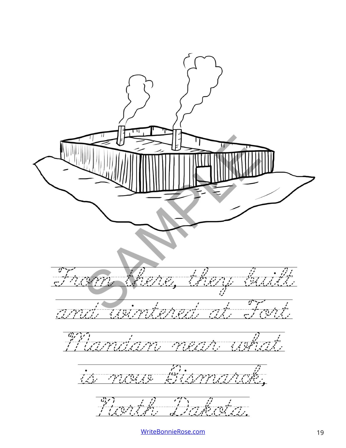 Lewis & Clark Expedition Coloring Book-Level C | Made By Teachers