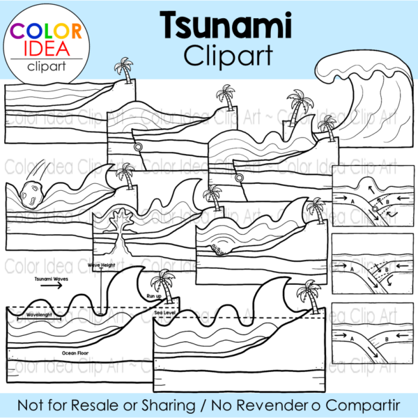 Tsunami Clipart | Made By Teachers