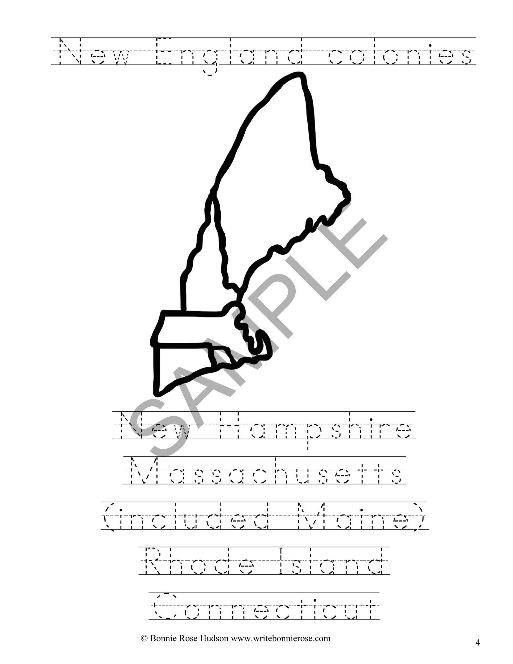 Life in the Thirteen U.S. Colonies Coloring Book-Level A | Made By Teachers