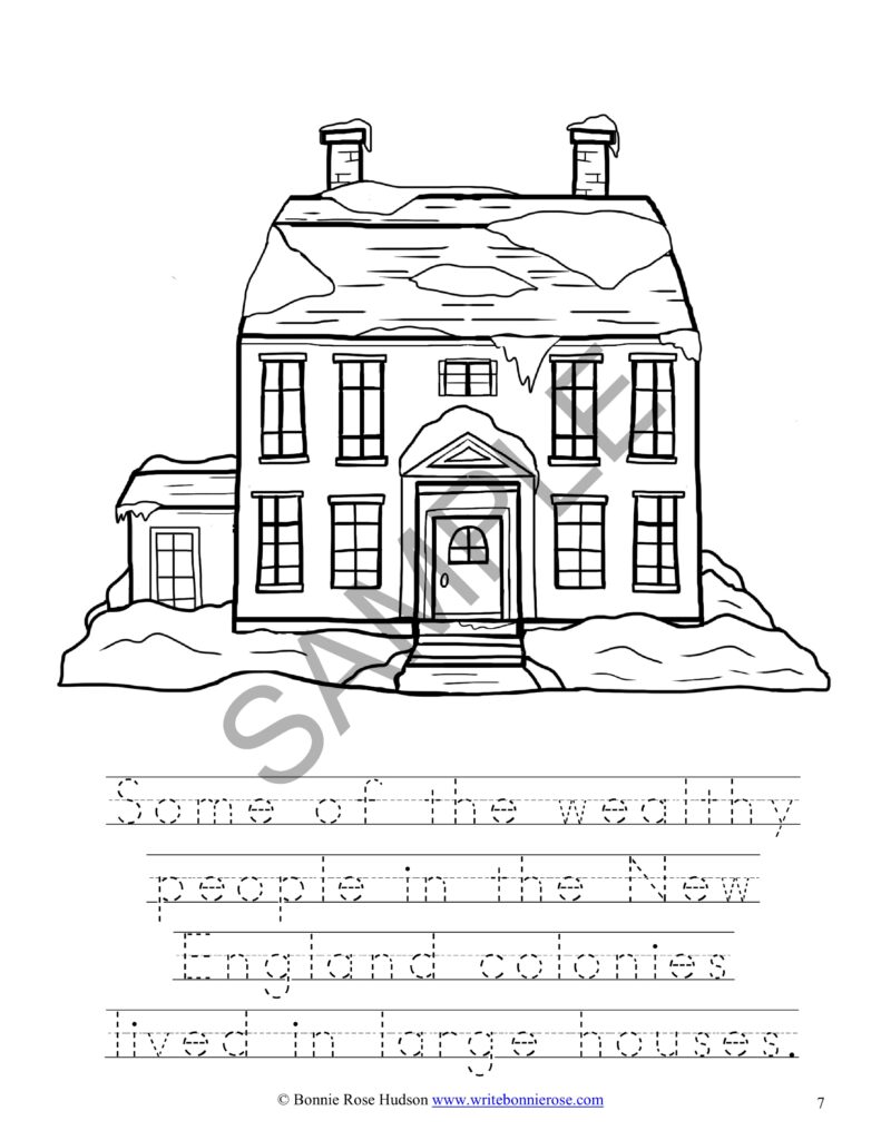 Life in the Thirteen U.S. Colonies Coloring Book-Level B | Made By Teachers