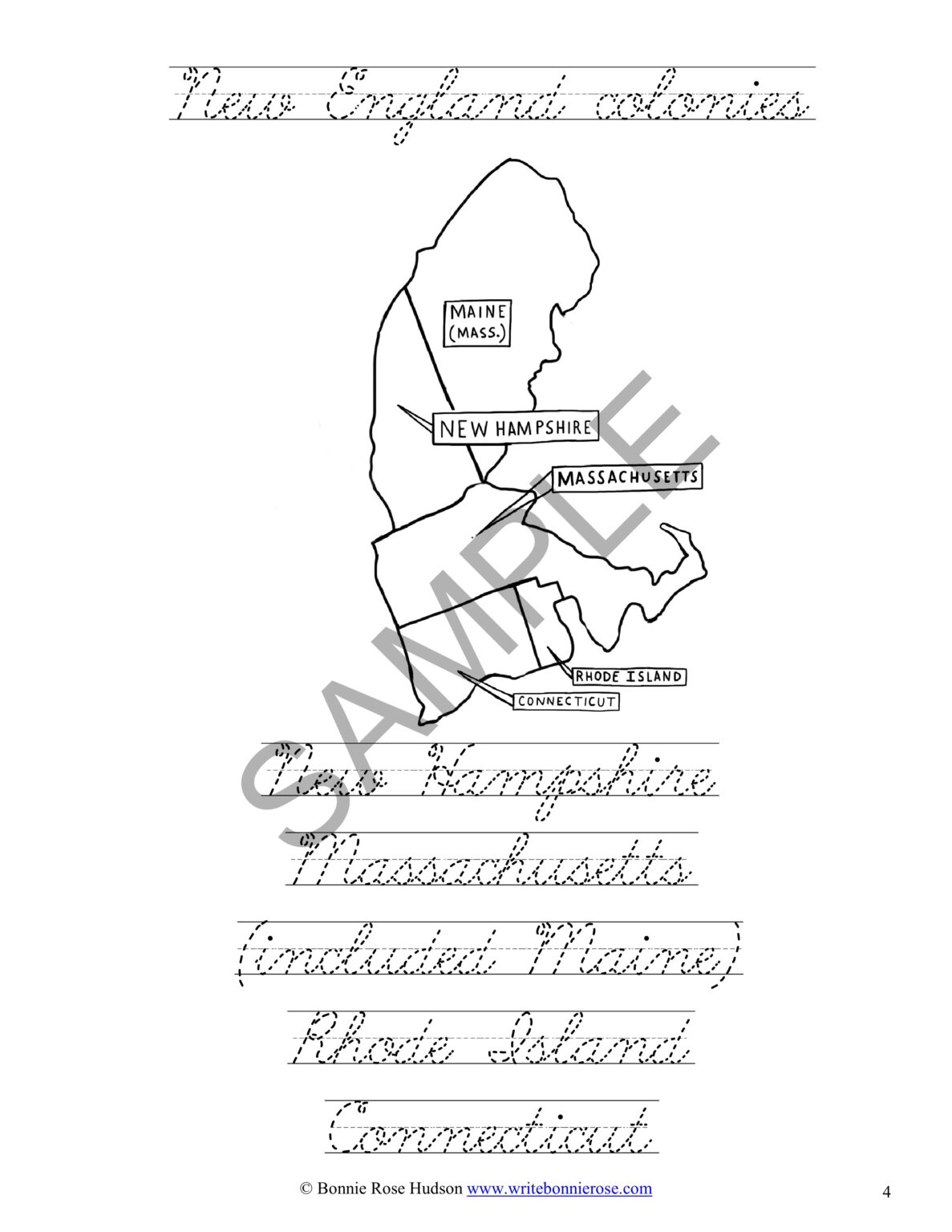 Life in the Thirteen U.S. Colonies Coloring Book-Level C | Made By Teachers