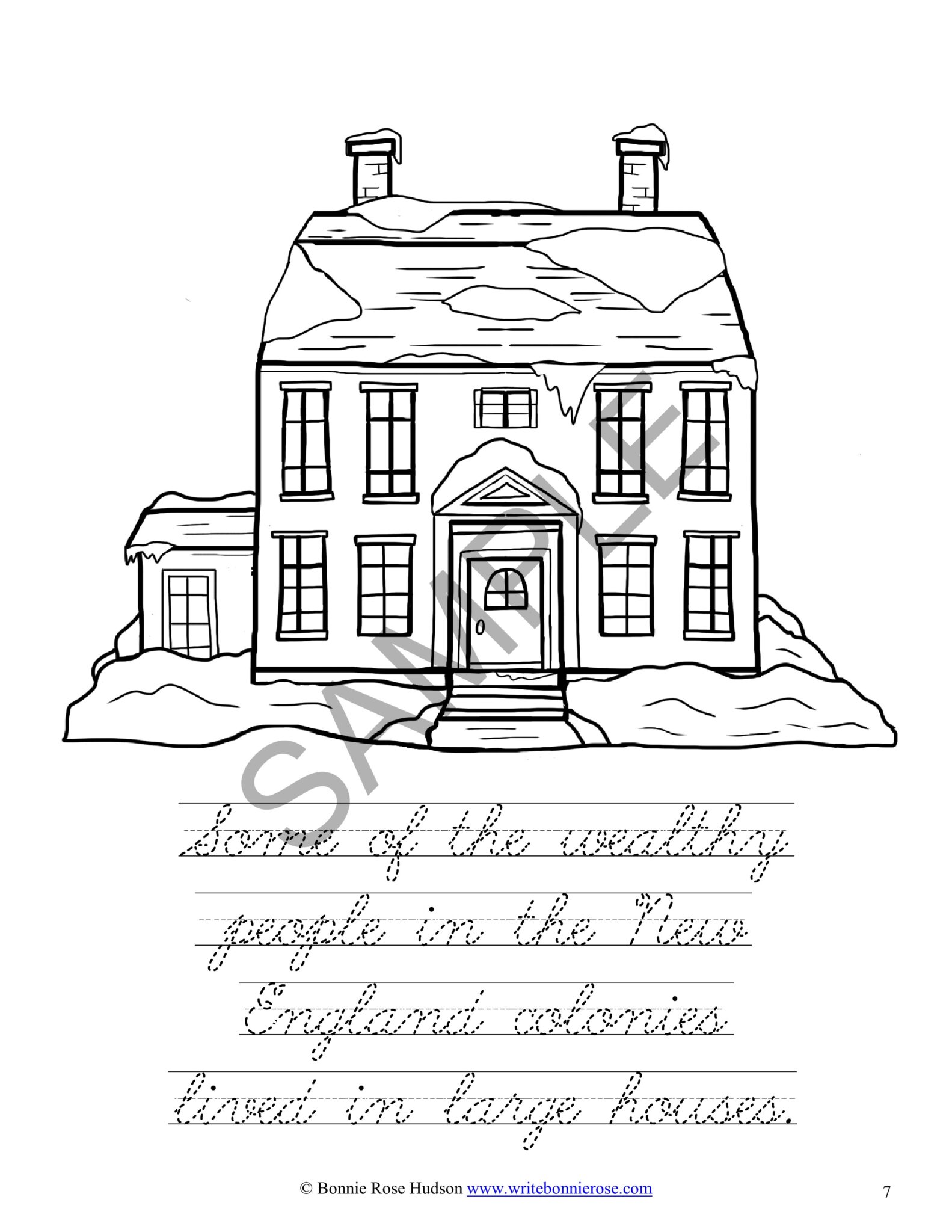 Life in the Thirteen U.S. Colonies Coloring Book-Level C | Made By Teachers