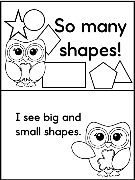 Simple Shapes Print and Go! | Made By Teachers