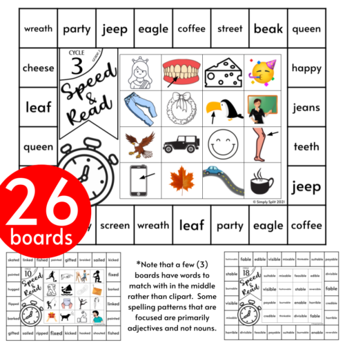 2nd Grade Fluency Center BUNDLE Decoding Strips & Phonics Games ...