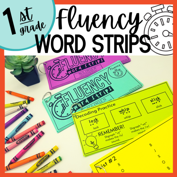 1st Grade Fluency Word Decoding Strips Phonics Activity for Reading ...