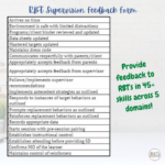 Digital BCBA & RBT Supervision Feedback Forms | ABA Therapy (for Google ...