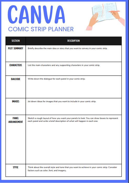 Canva - Create a Comic Strip - Assignment for Students | Made By Teachers