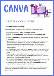 Canva - Create a Comic Strip - Assignment for Students | Made By Teachers