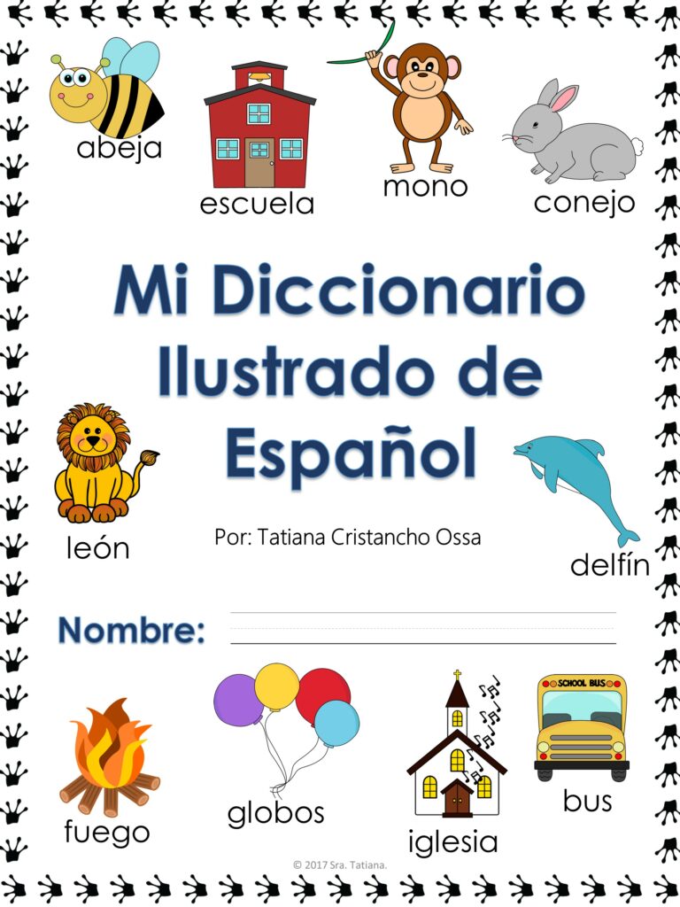 Picture Dictionary in Spanish | Diccionario Ilustrado | Vocabulario en ...