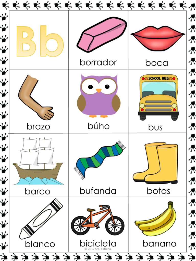 Picture Dictionary in Spanish | Diccionario Ilustrado | Vocabulario en ...
