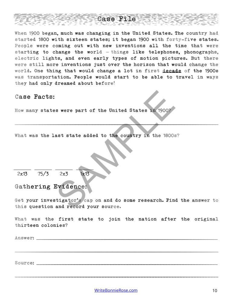 A Detective’s Guide to American History 1900 to 2000 | Made By Teachers