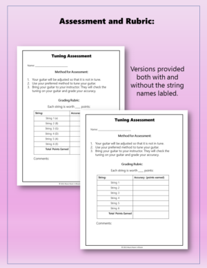 GUITAR TUNING for beginning guitar classes | Made By Teachers