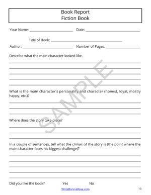 Book Report Forms | Made By Teachers