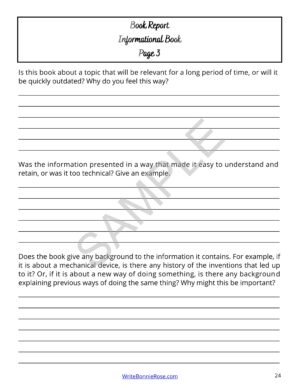 Book Report Forms | Made By Teachers