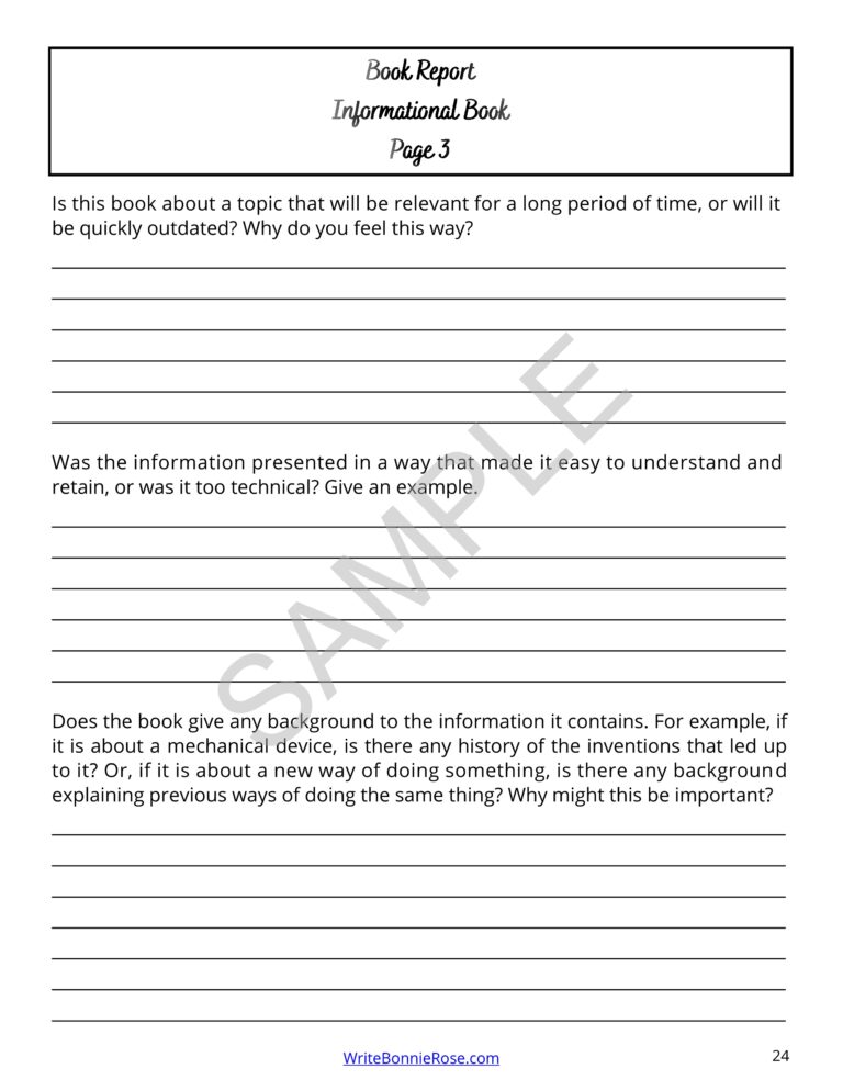 Book Report Forms | Made By Teachers