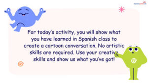 Spanish Cartoons - Spanish Substitute Lesson Plan for Novice Students ...