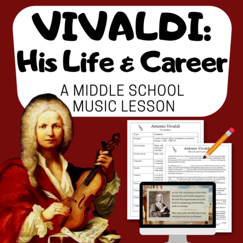 ANTONIO VIVALDI HIS LIFE & CAREER a Middle School Music Lesson | Made ...