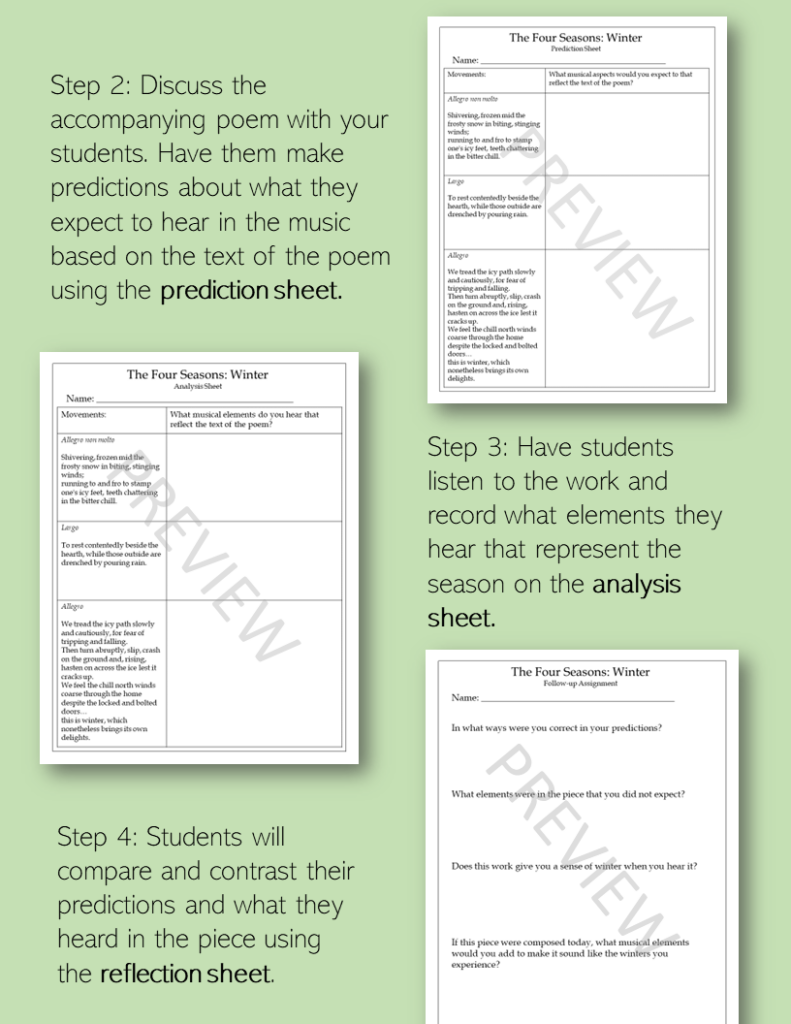 VIVALDI'S FOUR SEASONS WINTER a Middle School Music Lesson | Made By ...