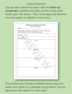 VIVALDI'S FOUR SEASONS WINTER a Middle School Music Lesson | Made By ...