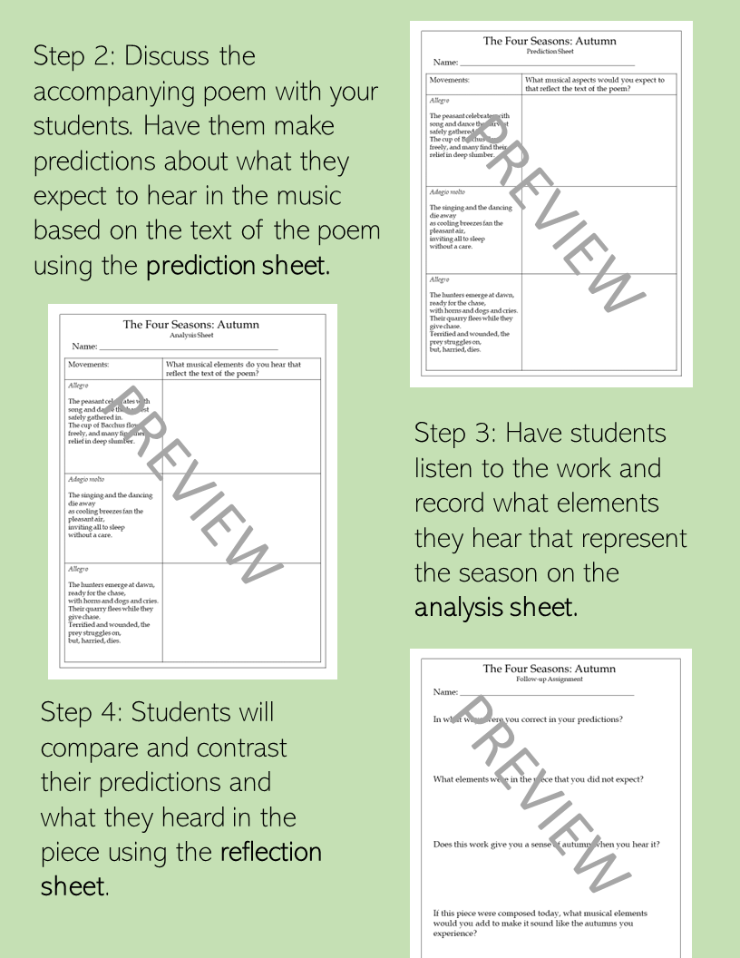 VIVALDI'S FOURS SEASONS AUTUMN a Middle School Music Lesson | Made By ...