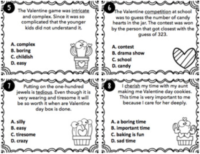 Valentine's Reading Comprehension #GRAND20 | Made By Teachers