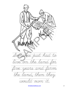 Story of Life on the Prairie Coloring Book-Level C | Made By Teachers