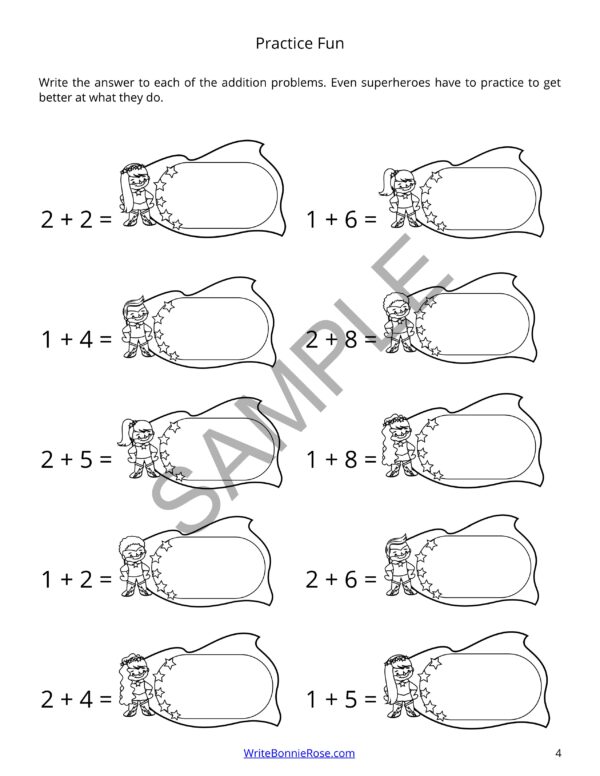 Addition Practice with Superheroes | Made By Teachers