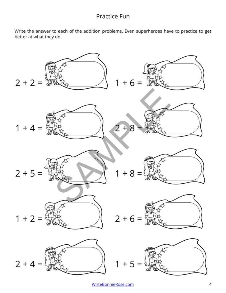 Addition Practice with Superheroes | Made By Teachers