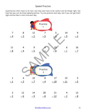 Subtraction Practice with Superheroes | Made By Teachers