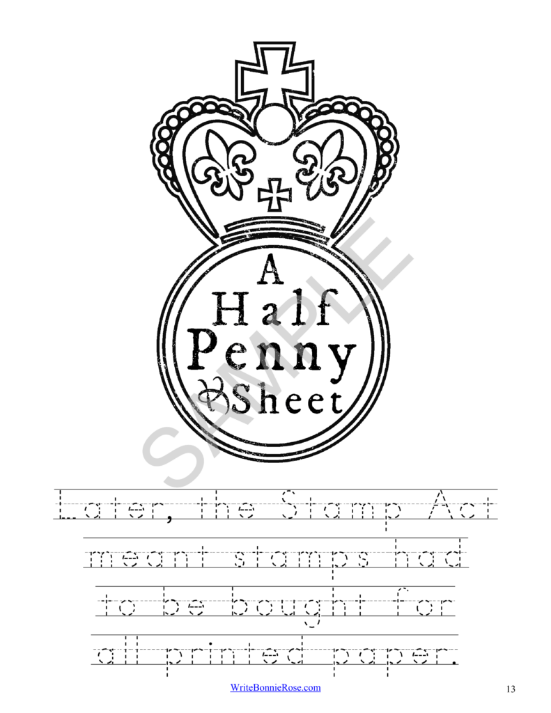 Story of the American Revolution Coloring Book-Level B | Made By Teachers