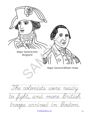 Story of the American Revolution Coloring Book-Level C | Made By Teachers