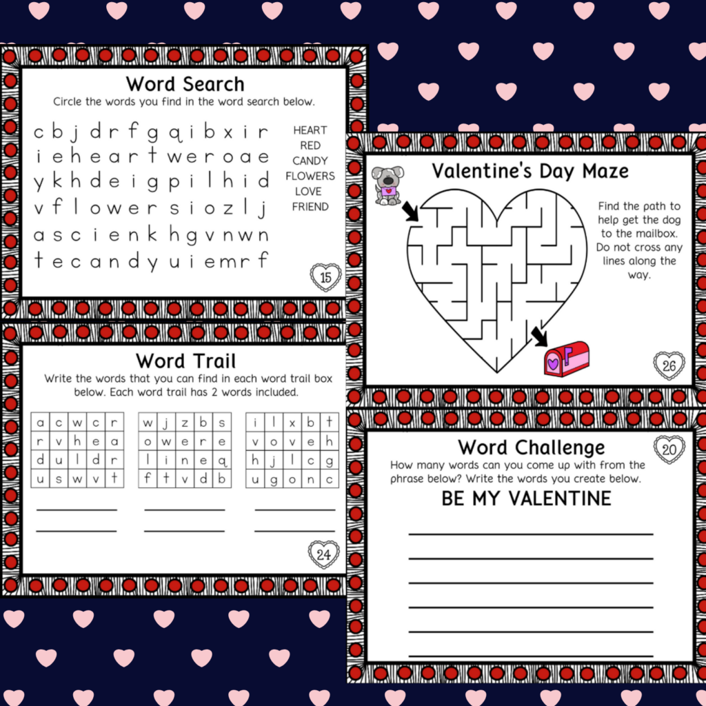 Valentine's Day Cryptogram and Word Puzzle Task Cards | Made By Teachers