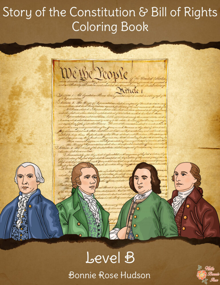 Story of the U.S. Constitution and Bill of Rights Coloring Book-Level B ...