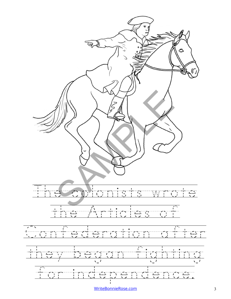 Story of the U.S. Constitution and Bill of Rights Coloring Book-Level B ...
