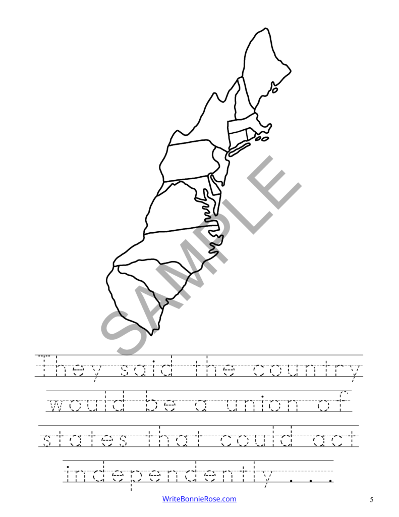 Story of the U.S. Constitution and Bill of Rights Coloring Book-Level B ...