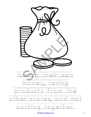 Story of the U.S. Constitution and Bill of Rights Coloring Book-Level B ...