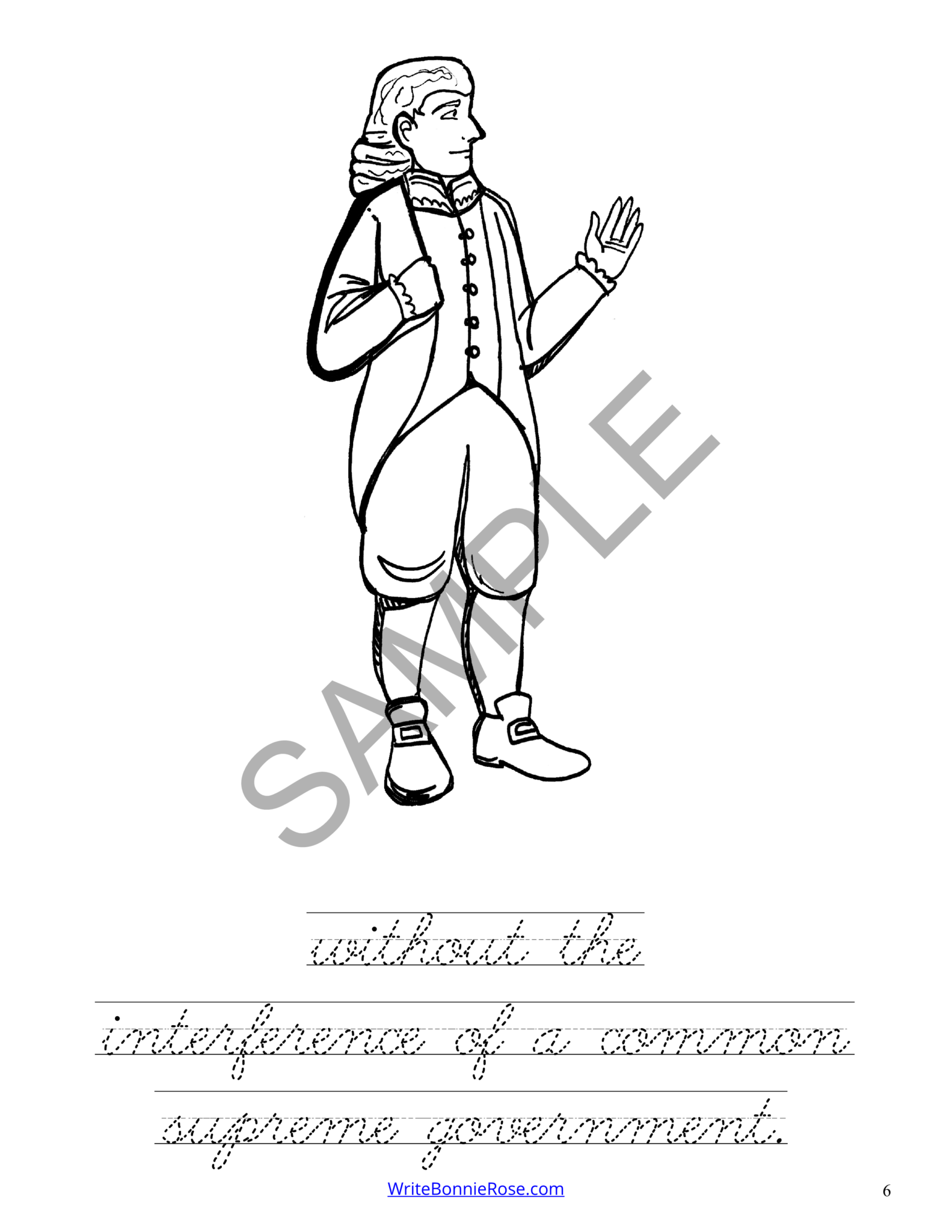 Story of the U.S. Constitution and Bill of Rights Coloring Book-Level C ...