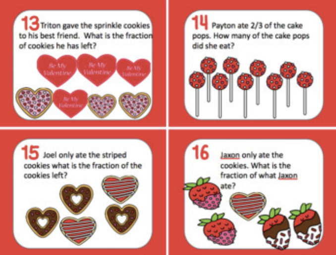 Valentine's Math Task Cards #GRAND20 | Made By Teachers