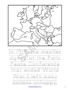 Story of World War II Coloring Book-Level B | Made By Teachers