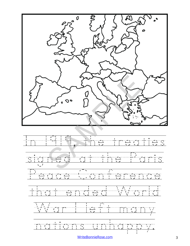 Story of World War II Coloring Book-Level B | Made By Teachers