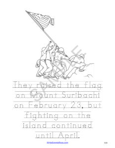 Story of World War II Coloring Book-Level B | Made By Teachers