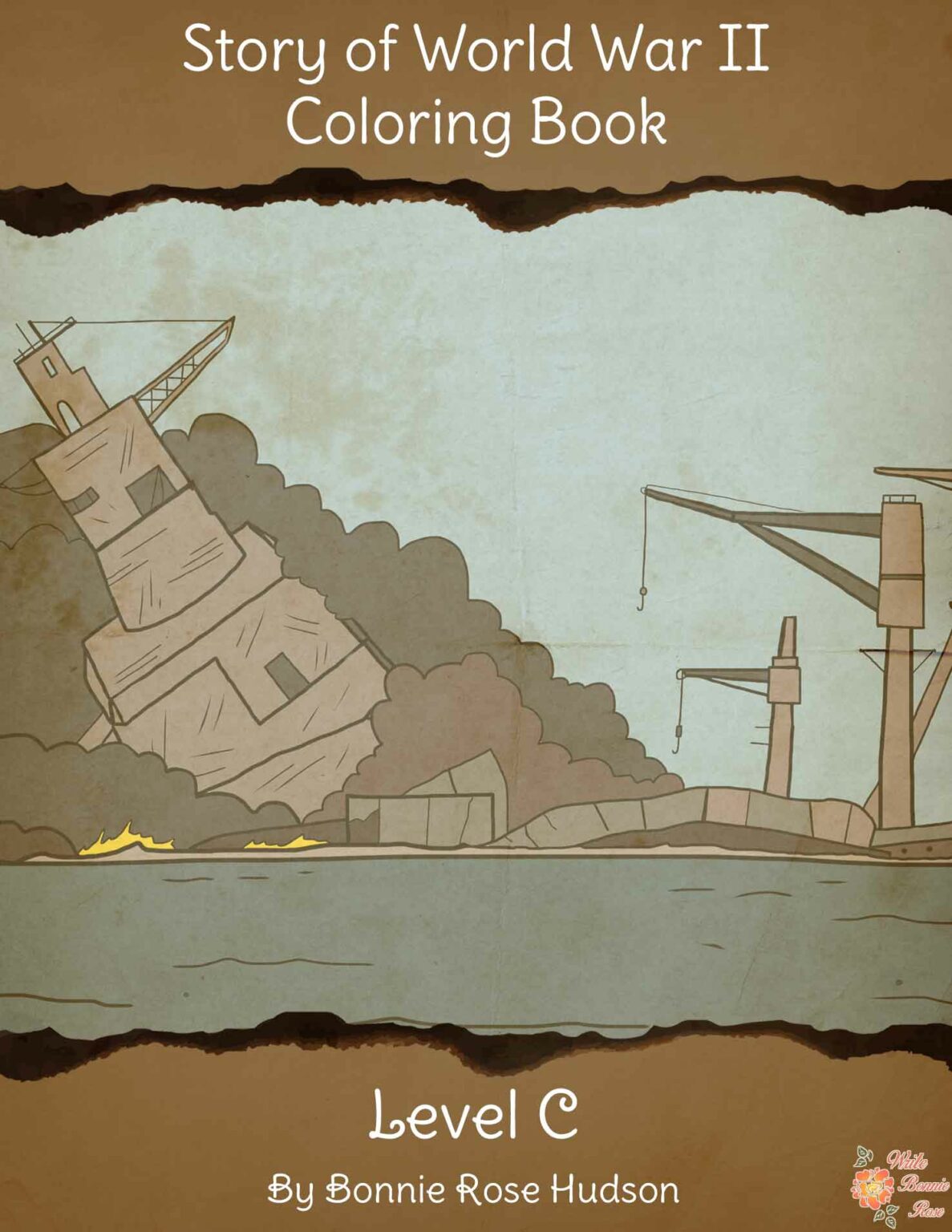 Story of World War II Coloring Book-Level C | Made By Teachers