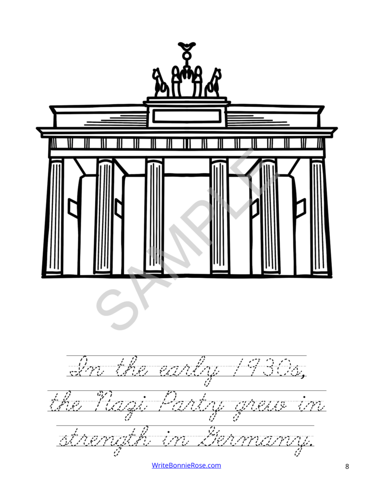 Story of World War II Coloring Book-Level C | Made By Teachers