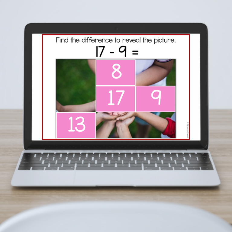 Addition & Subtraction Valentine's Day Mystery Picture Boom™ Cards ...