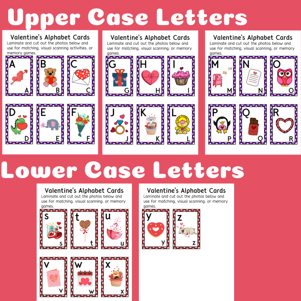 Valentine's Day Memory and Game Cards | Made By Teachers