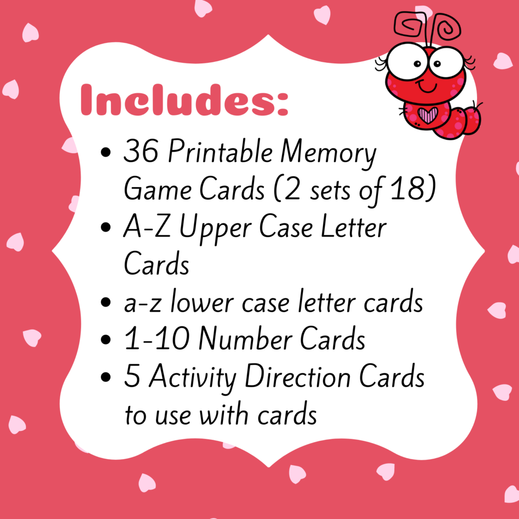 Valentine's Day Memory and Game Cards | Made By Teachers