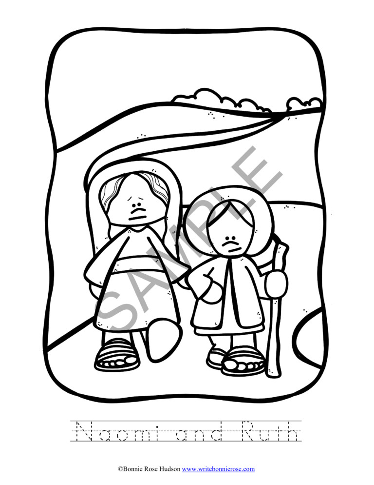 Stories From the Old Testament Coloring Book-Level A | Made By Teachers