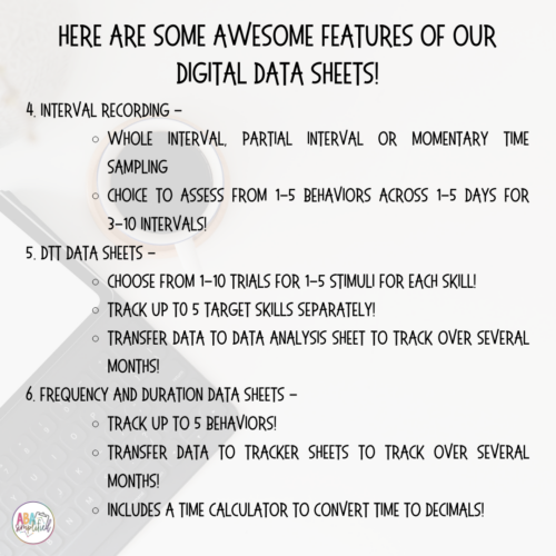 Digital Data Sheets - ABA Therapy Starter Bundle | Made By Teachers