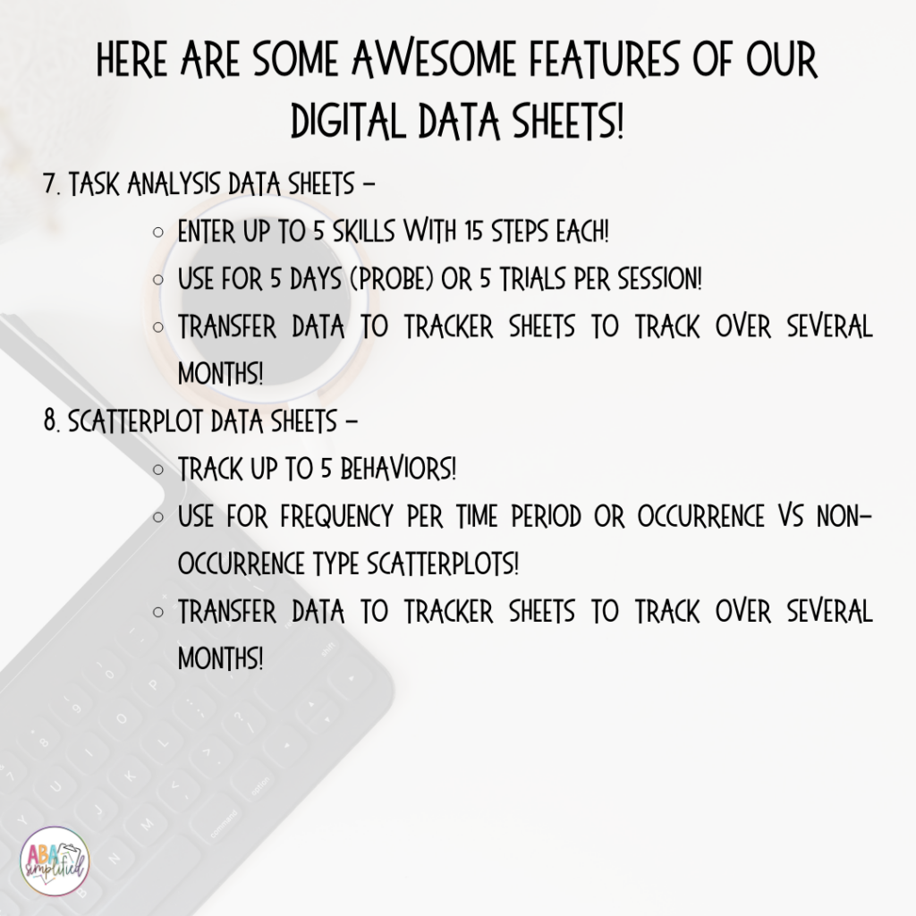 Digital Data Sheets - ABA Therapy Starter Bundle | Made By Teachers
