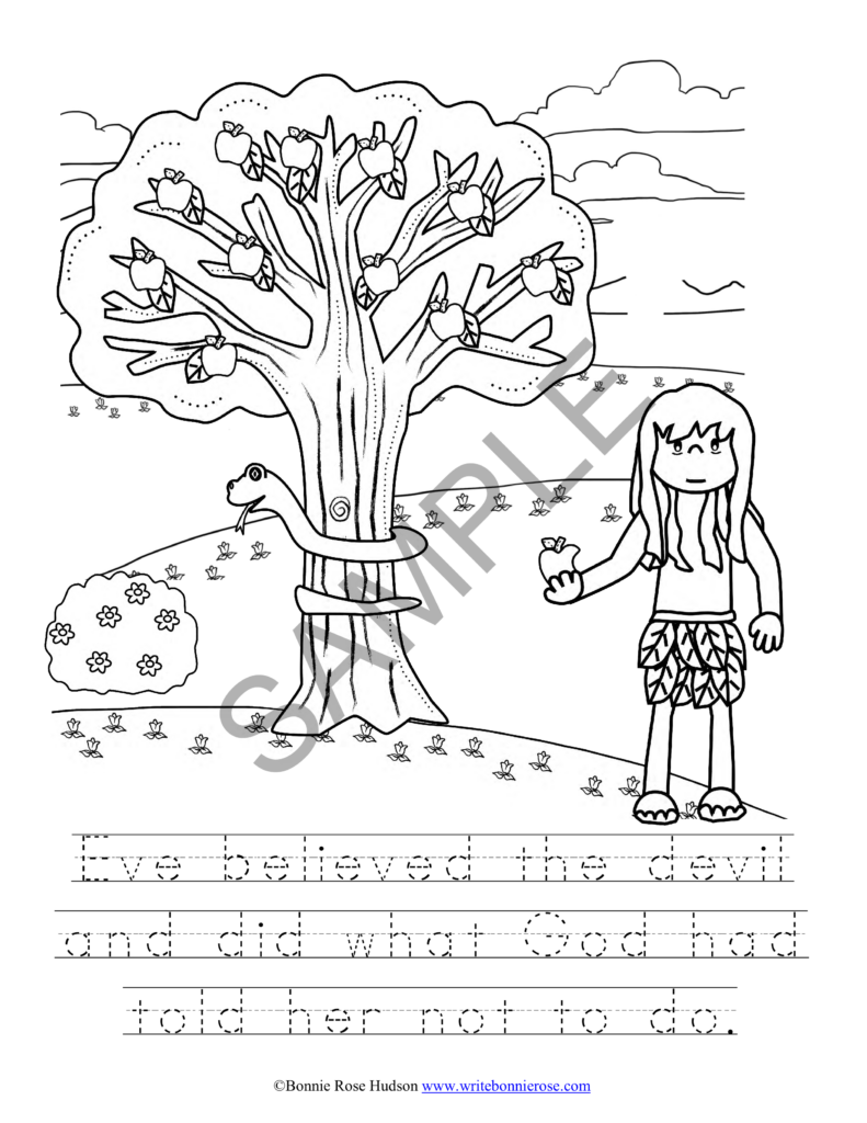 Stories From the Old Testament Coloring Book-Level B | Made By Teachers